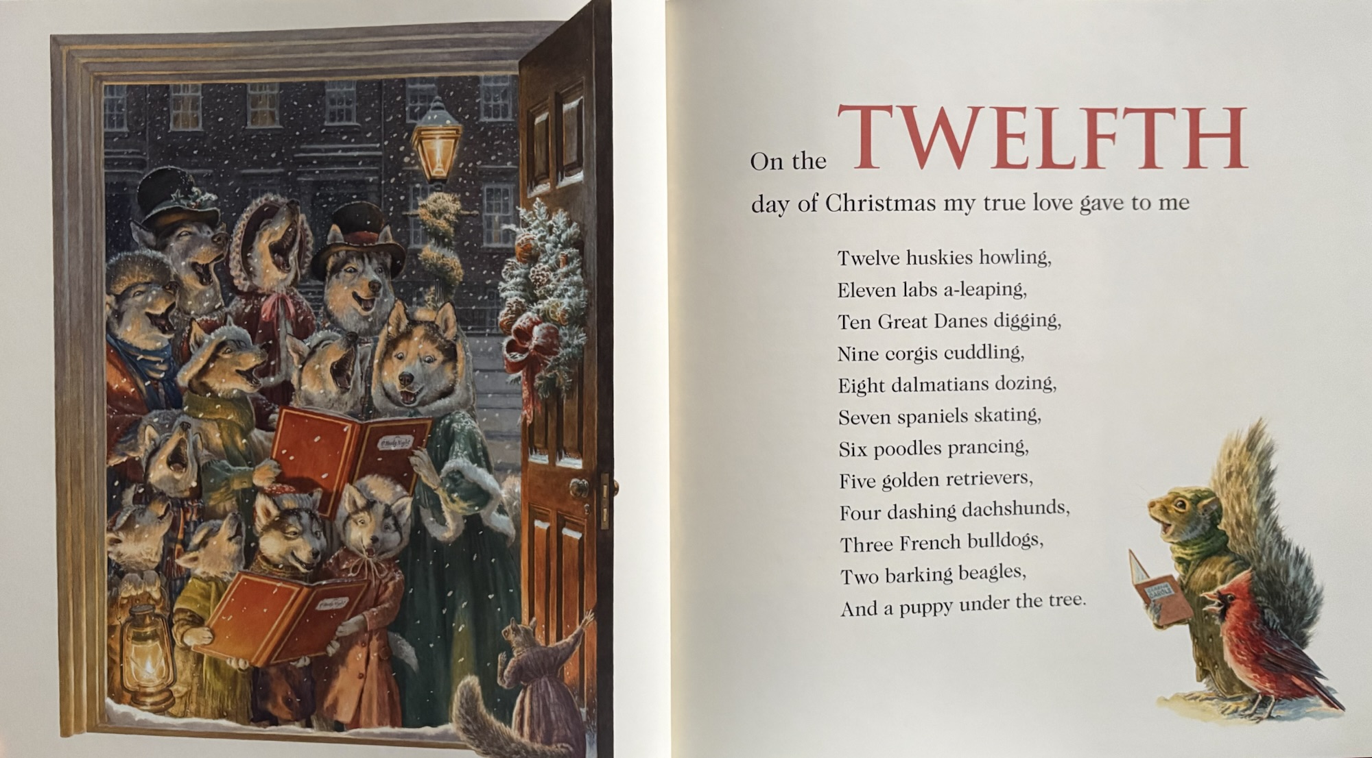 The Twelve Days of Christmas Dogs | little humans